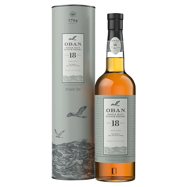 Oban 18 Year Old - Single Malt Scotch Whisky (750ml) – Greatbooze